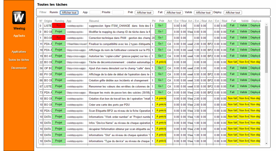 Weelog - Applications mobiles d'entreprise nouvelle génération